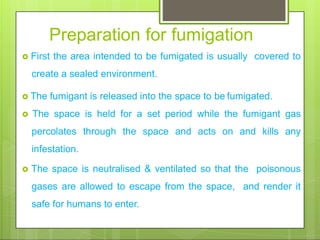 Fumigation | PPTX