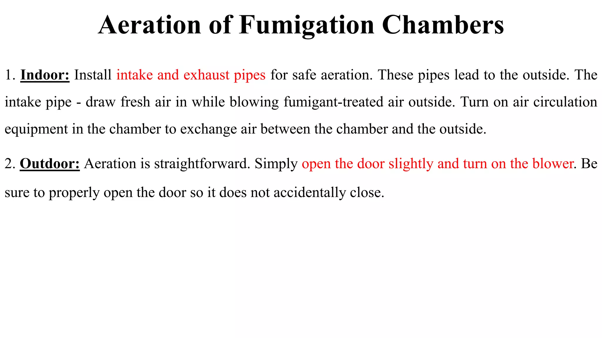 Fumigation- Types and Methods | PDF