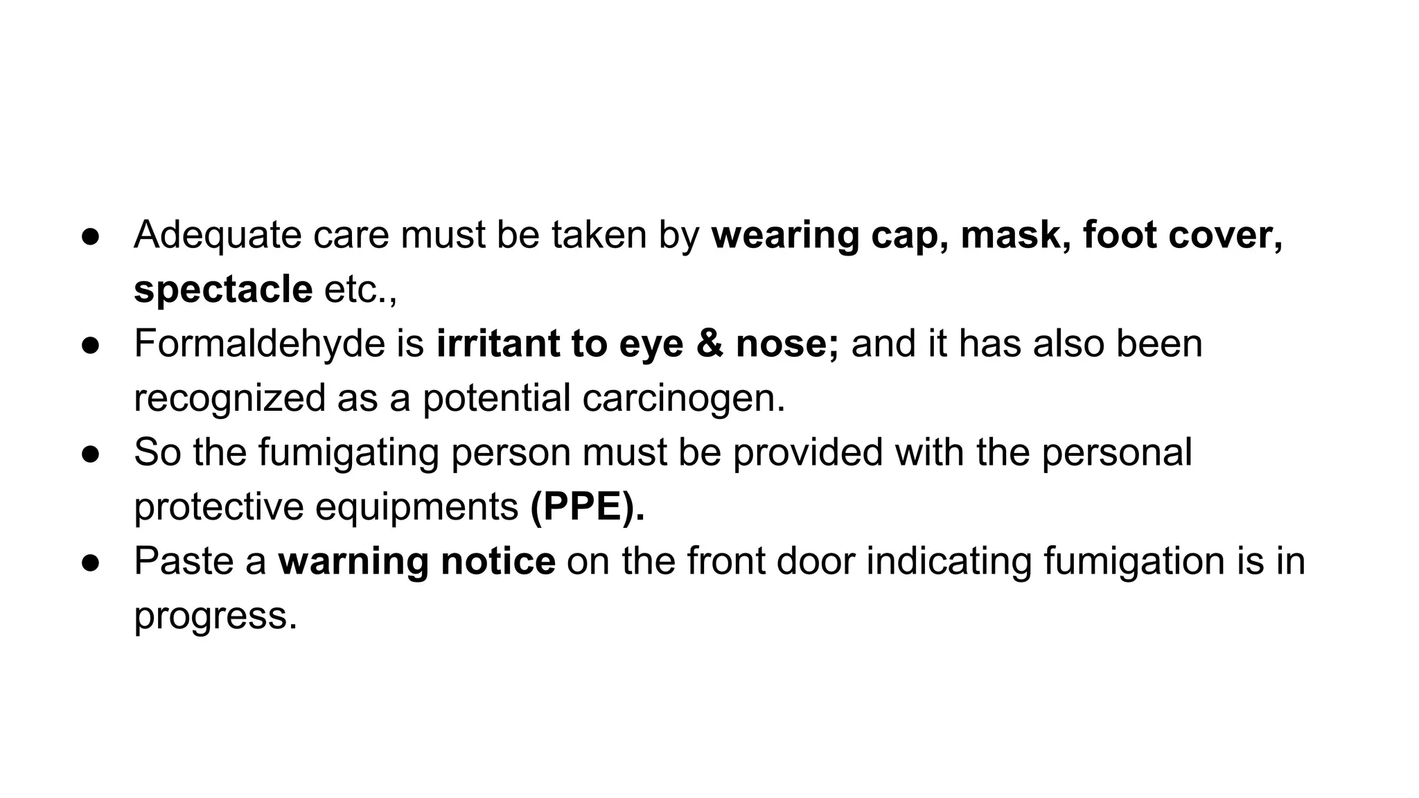 Fumigation of Operation Theartre presentation | PPTX