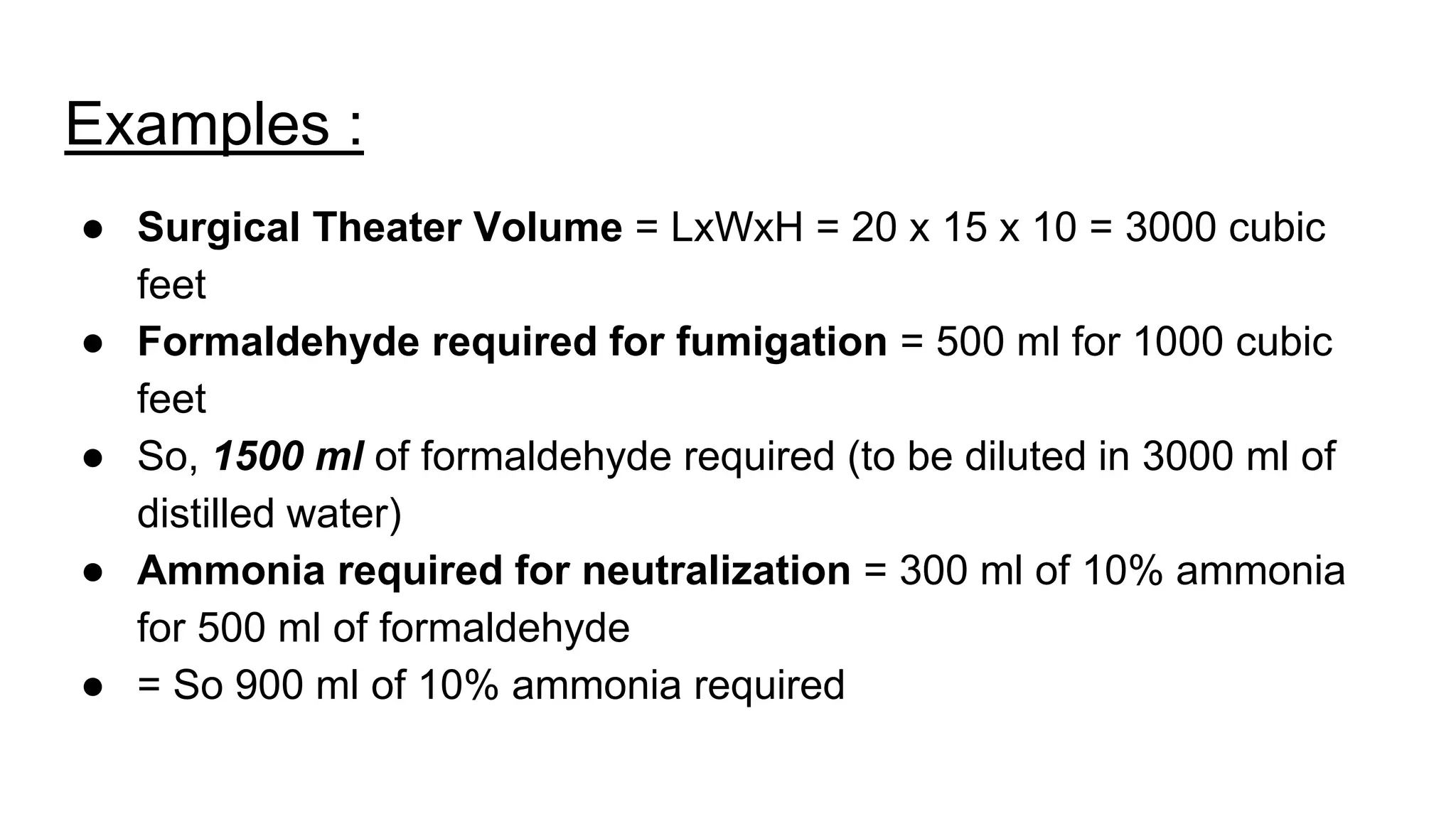 Fumigation of Operation Theartre presentation | PPTX