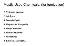 Fumigation of Operation Theartre presentation | PPTX