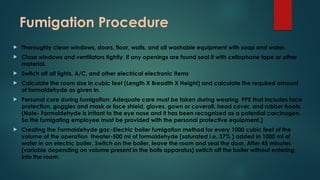 FUMIGATION.pptx medical surgical -nursing | PPT