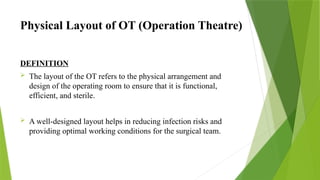 FUMIGATION AND PHYSICAL LAYOUT OF OPEARTION THEATRE.pptx