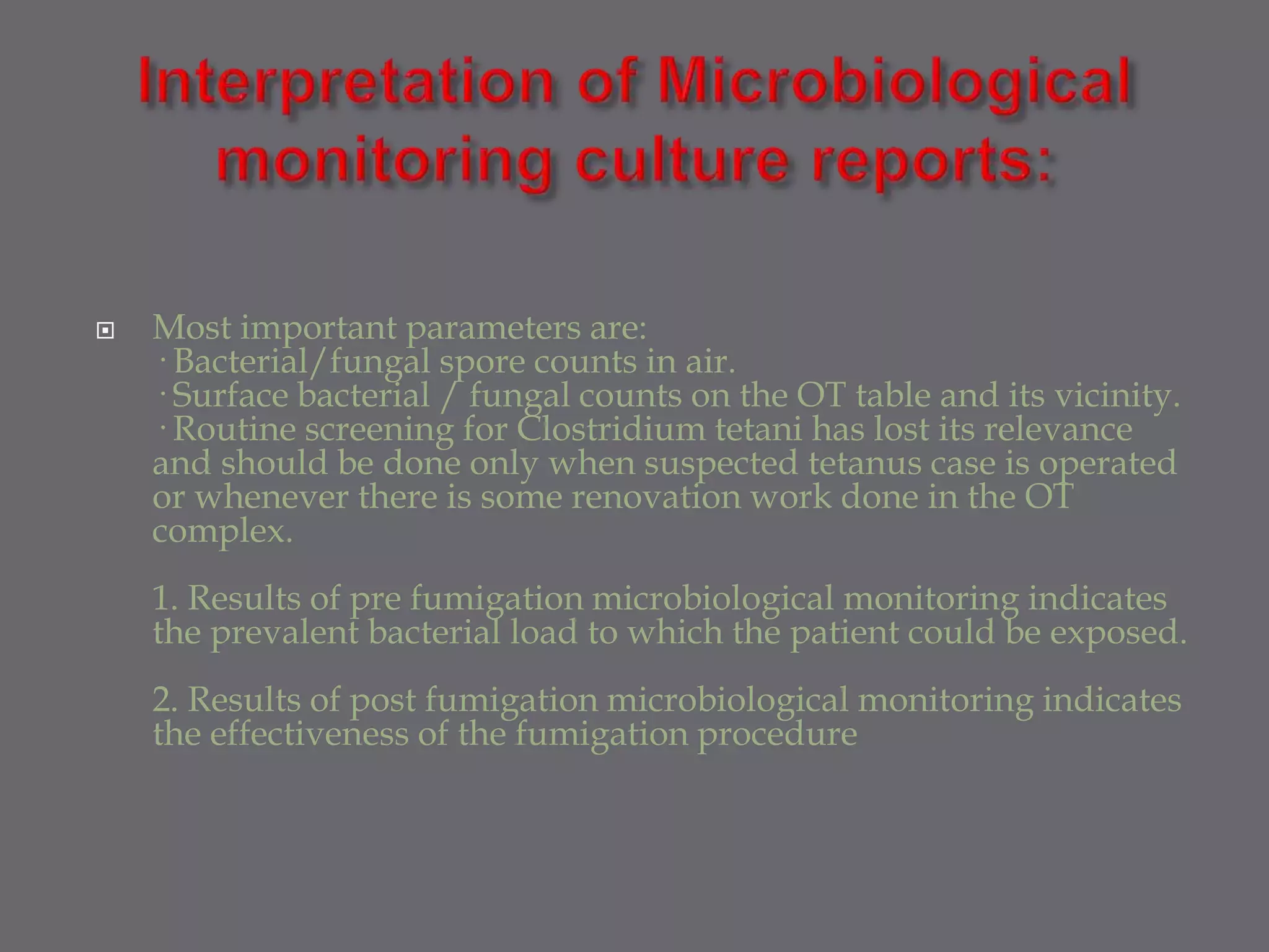 Fumigation procedure | PPTX