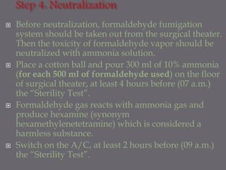Fumigation procedure | PPTX