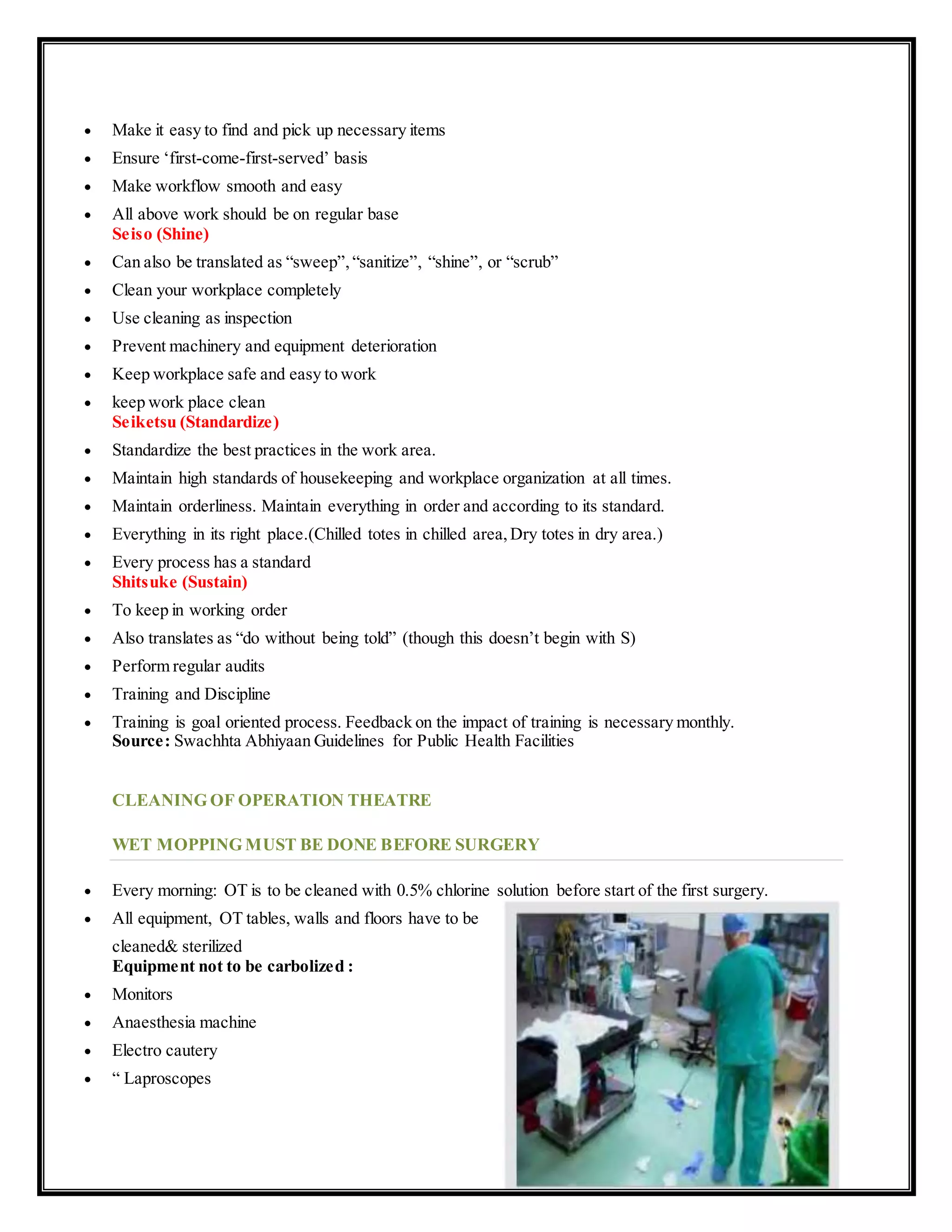 Fumigation process and hospital infection control | DOCX