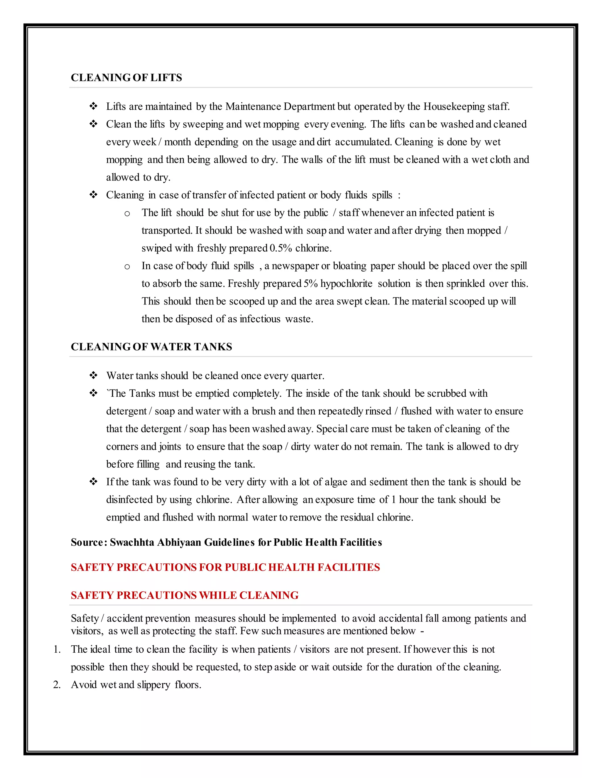 Fumigation process and hospital infection control | DOCX