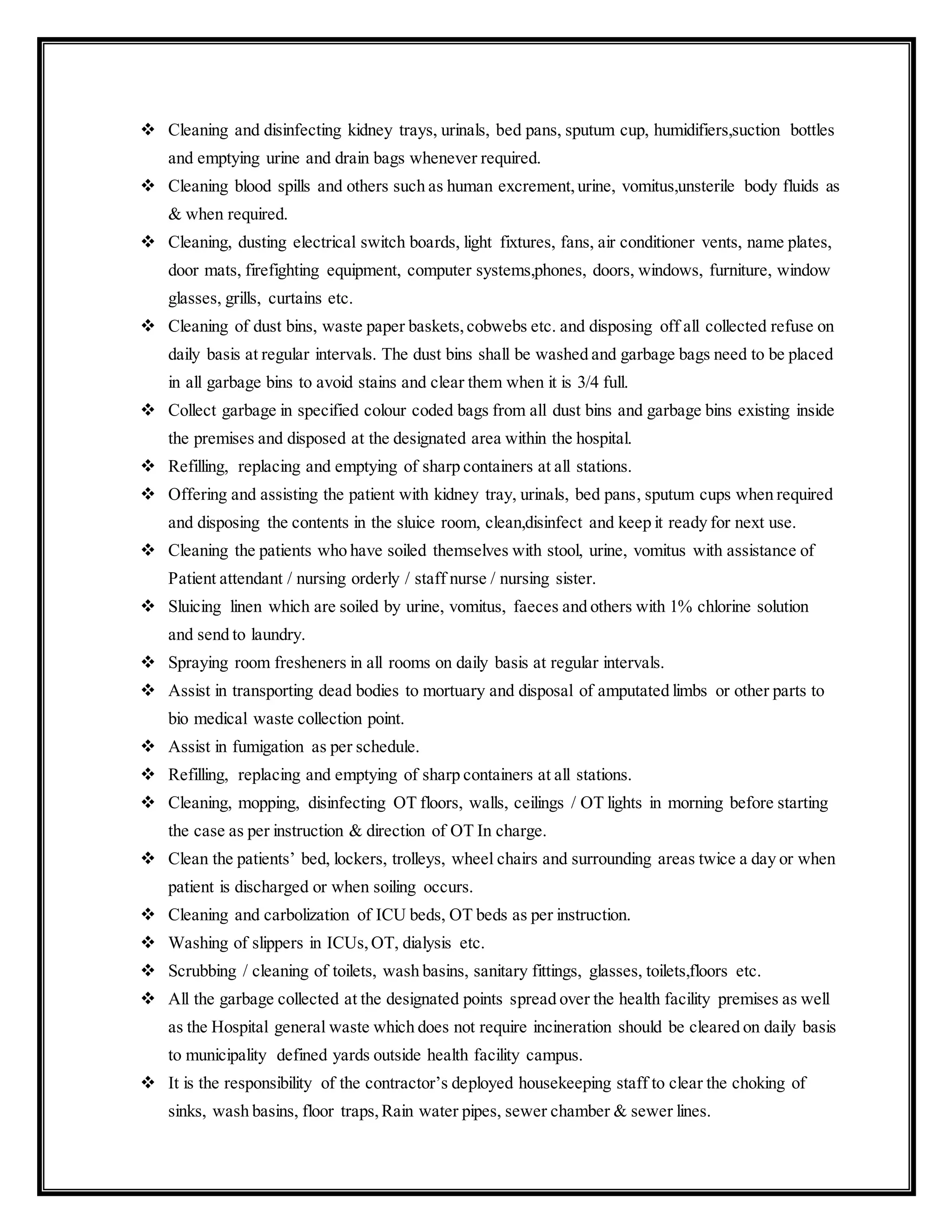 Fumigation process and hospital infection control | DOCX