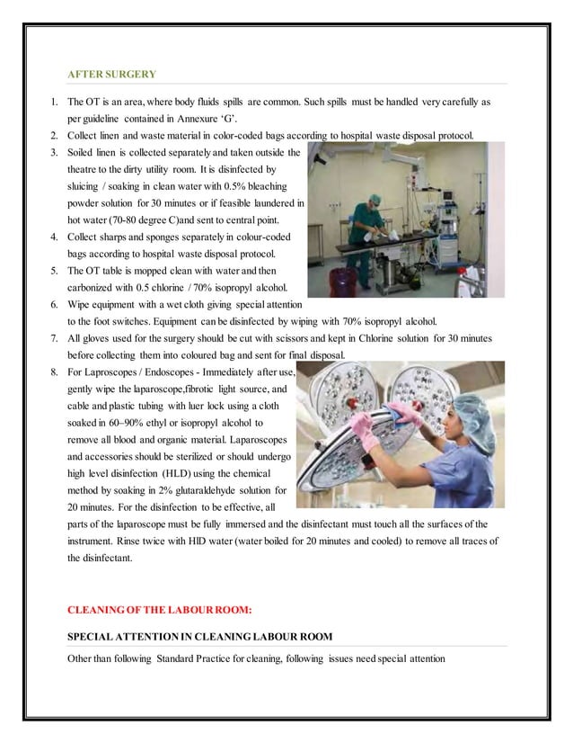 Fumigation process and hospital infection control | DOCX