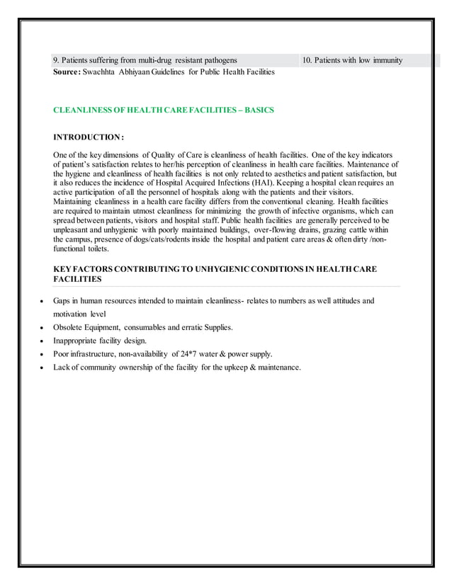 Fumigation process and hospital infection control | DOCX