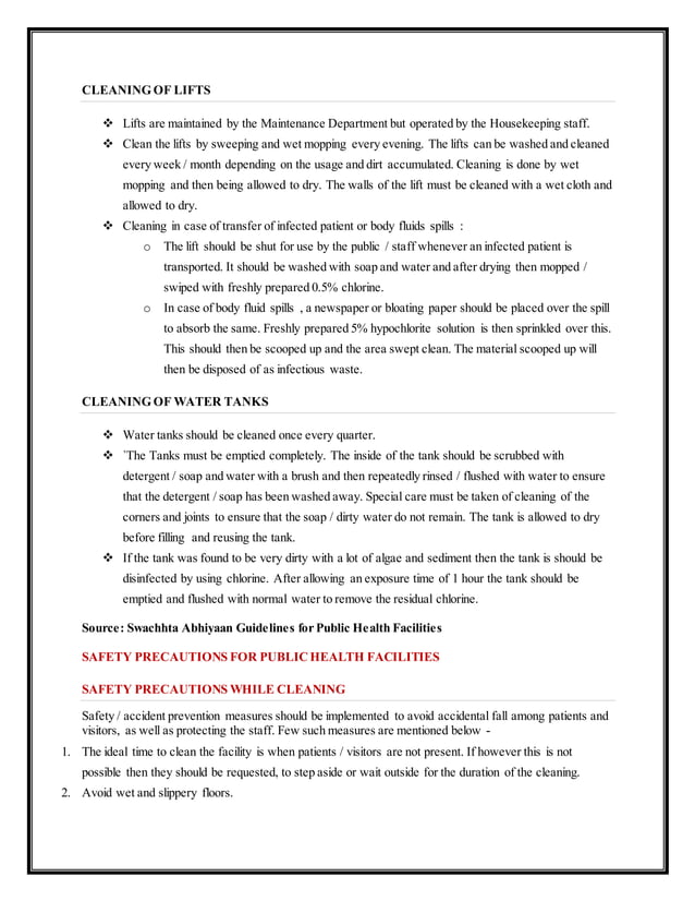 Fumigation process and hospital infection control | DOCX