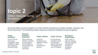 Fumigation Services in Karachi | PPTX | First Aid | Injuries