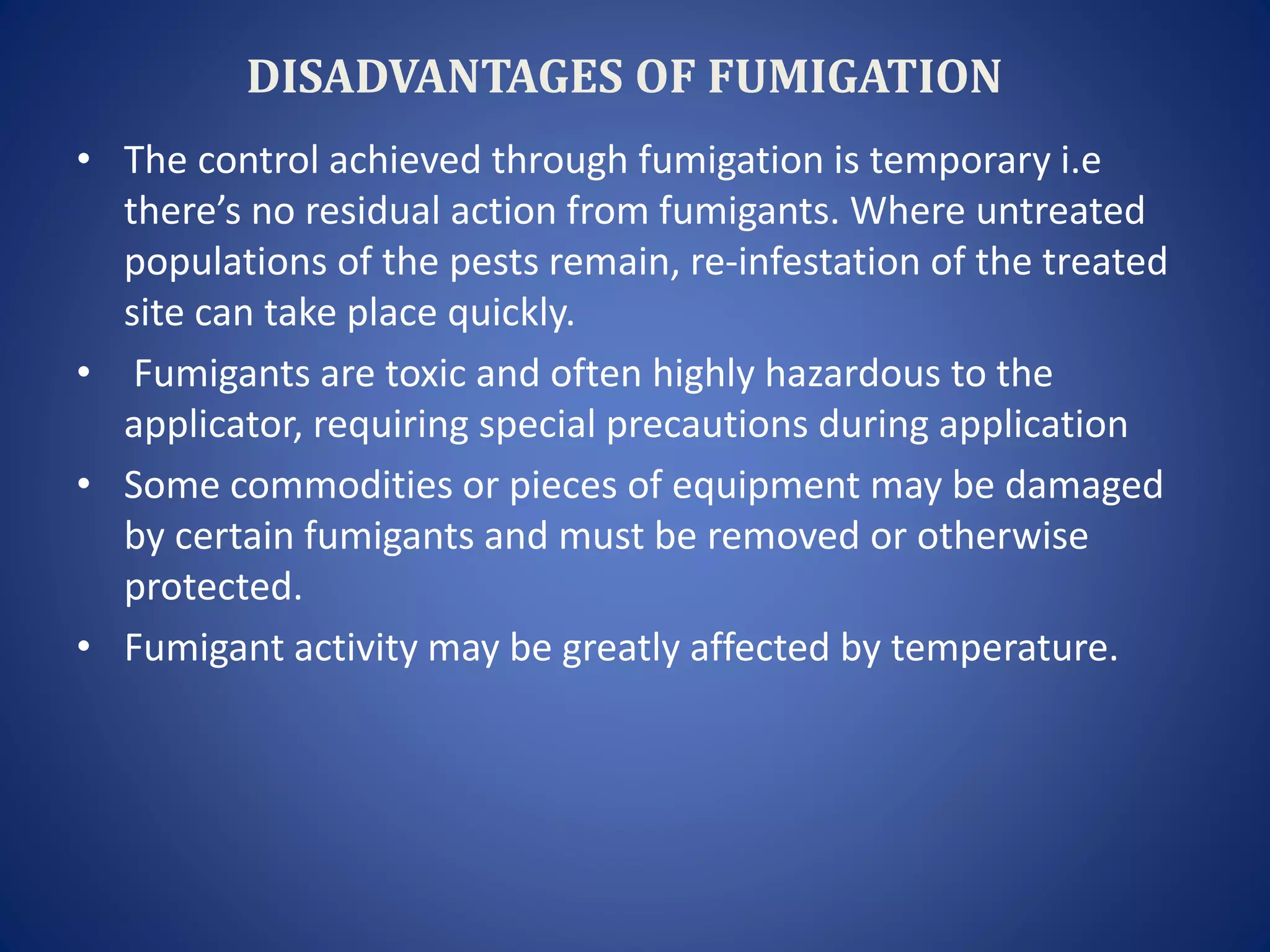 Fumigation techniques for pest control | PPTX