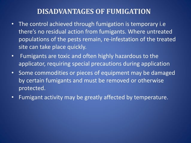 Fumigation techniques for pest control | PPTX