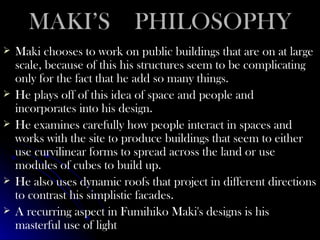 Fumihiko maki.pps