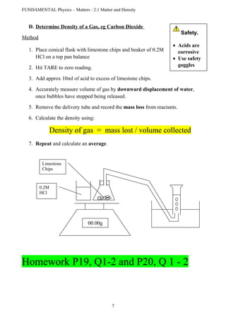 Fun2.1 matter and density notes | DOC