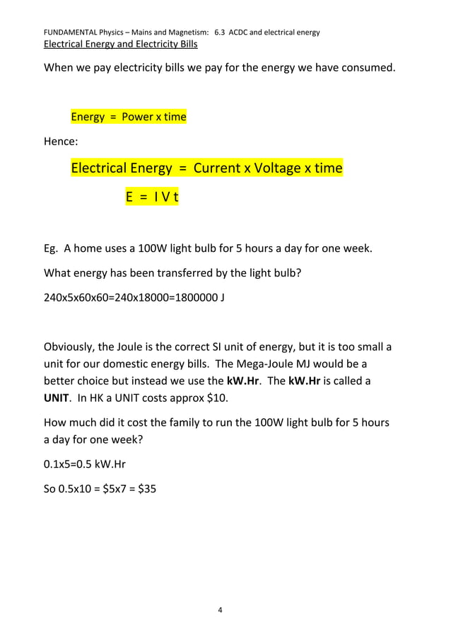 Fun6.3 acdc and electrical energy notes | DOC