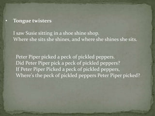 Fun Activities to Improve English Pronunciation | PPT