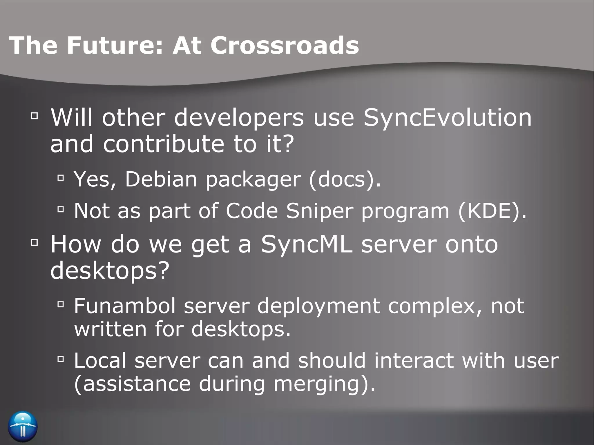 Syncevolution: Open Source and Funambol | PPT