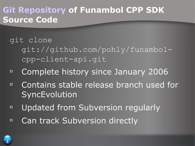 Syncevolution: Open Source and Funambol | PPT