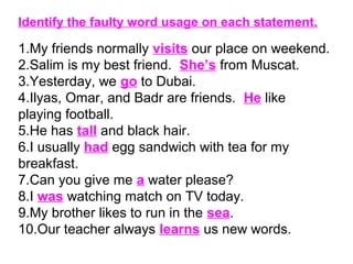 Fun and engaging grammar activities | PPT