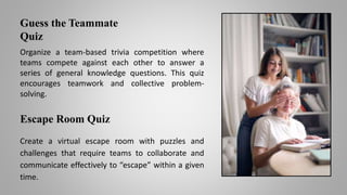 Fun and Engaging Team Building Quiz Ideas | PPTX