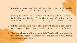 Fun And Neurodiverse Craft Kits For Kids | PPT