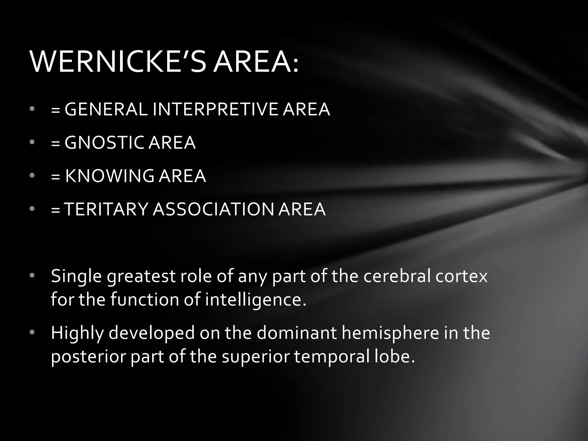 Brodmann's areas of the cerebral cortex | PPTX