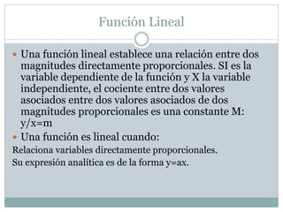 Función lineal-3º2ºeconomia | PPTX