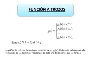 Función a trozos | PPTX