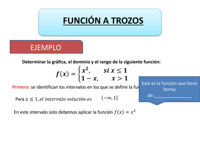 Función a trozos | PPTX