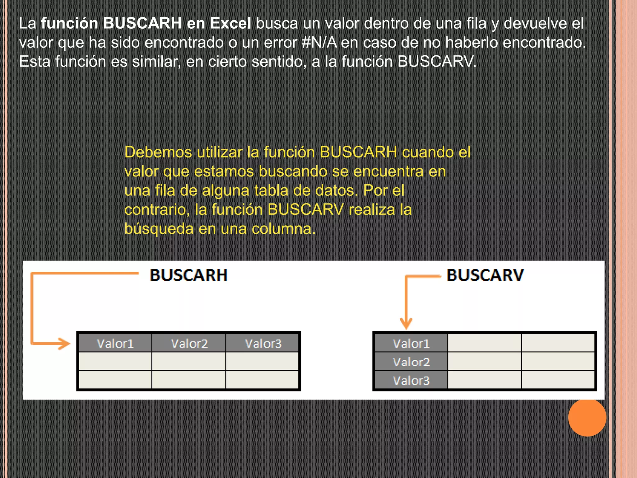 Función buscarv y función buscarh en excel | PPTX | Technology & Computing