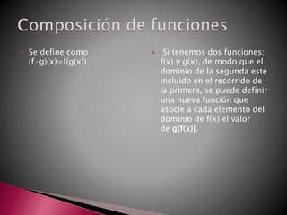 Función inversa y composición de funciones | PPTX