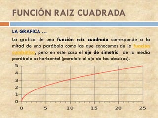Matemática: Función Raíz Cuadrada | PDF