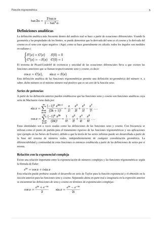 Función trigonométrica | PDF