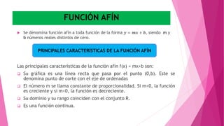 Funcion afin | PPTX