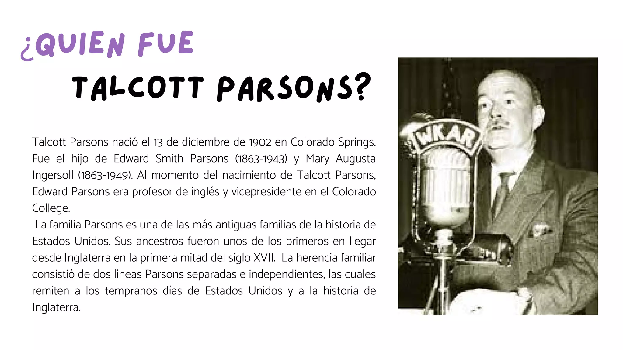 Aportes teóricos e influencias de Talcott Parsons y Robert Merton ...