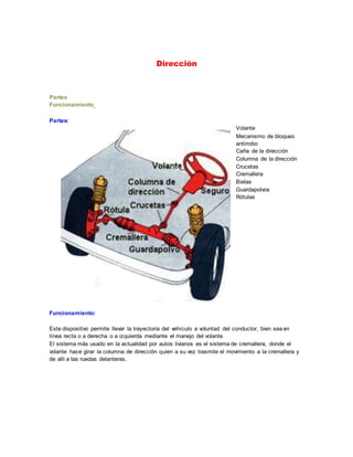 Partes de un Automovil | DOCX