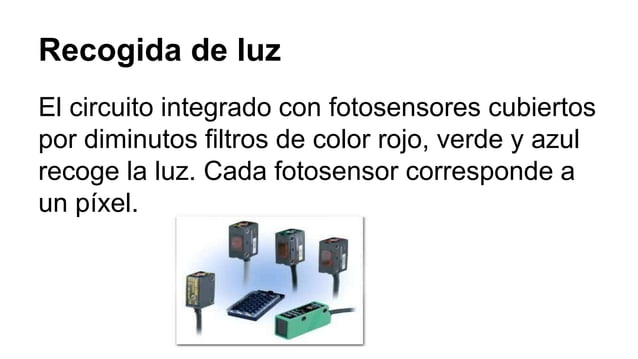 Funcionamiento de un sensor ccd