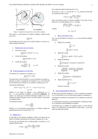 Funcion compleja | DOCX