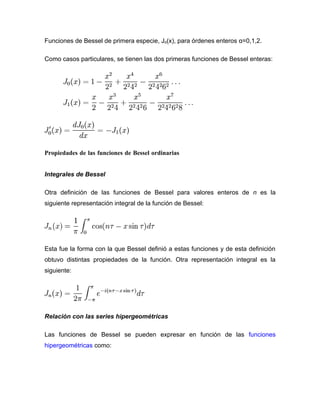 Funcion De Bessel, Regla De Carson Y Modulacion Exponencial | DOC