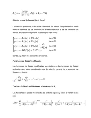 Funcion De Bessel, Regla De Carson Y Modulacion Exponencial | DOC