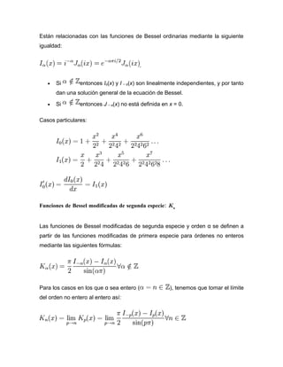 Funcion De Bessel, Regla De Carson Y Modulacion Exponencial | DOC