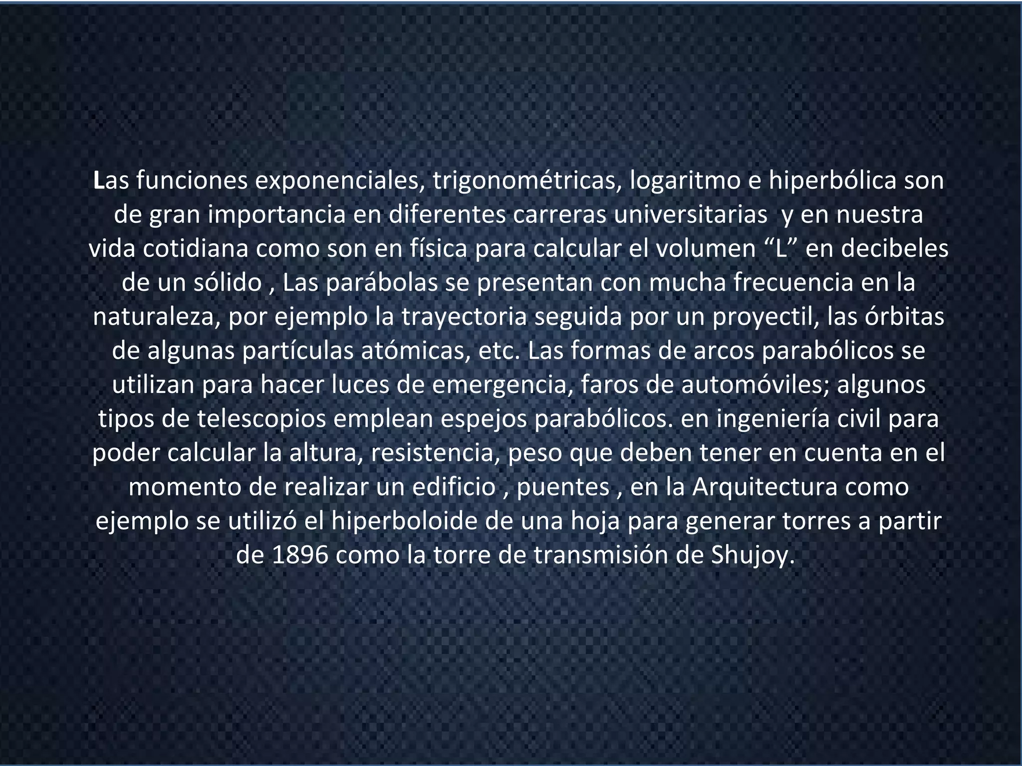 Investigación sobre la aplicación e importancia de las funciones ...