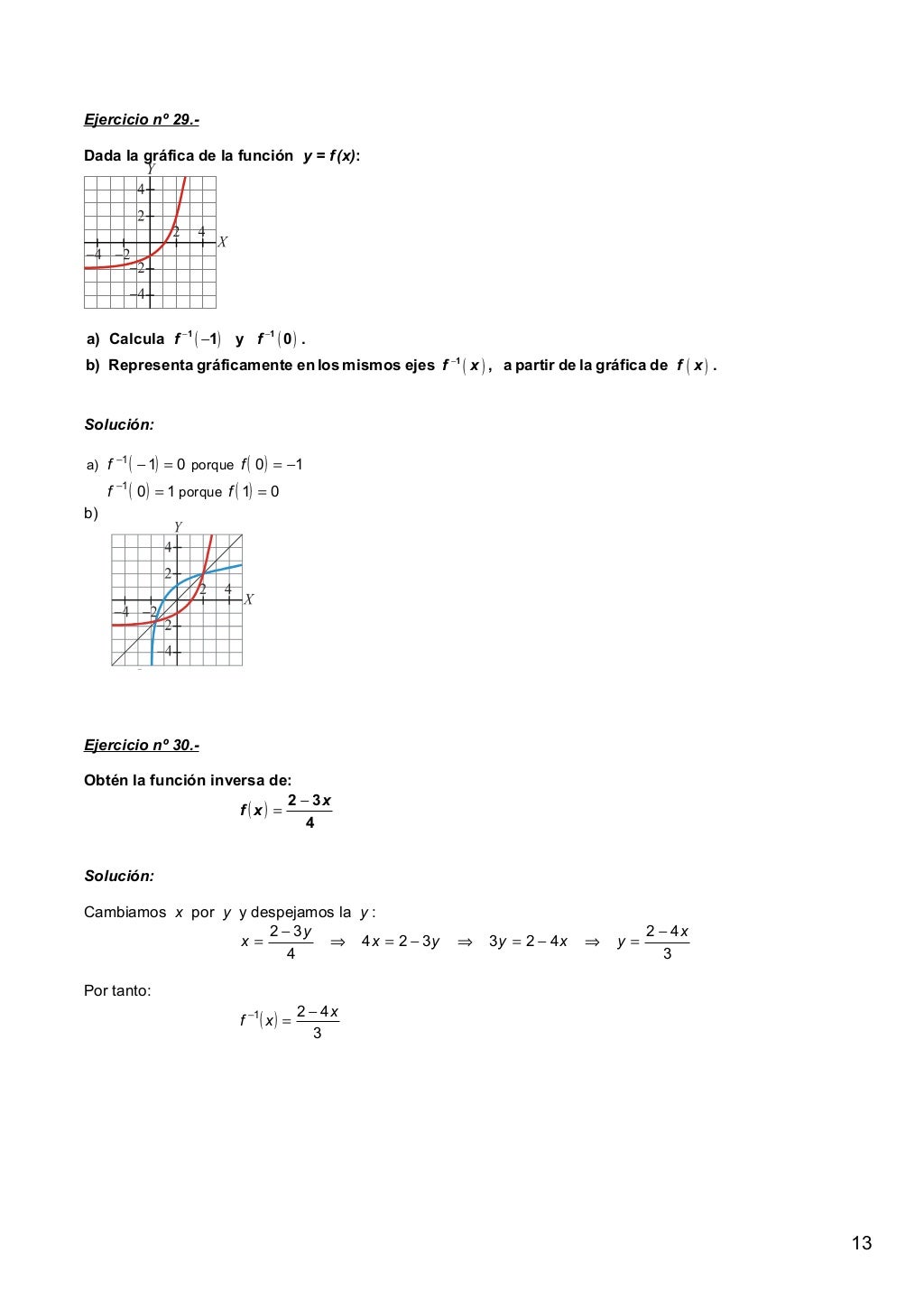 Ejercicios Resueltos 10 Ejemplos De Relaciones Y Funciones