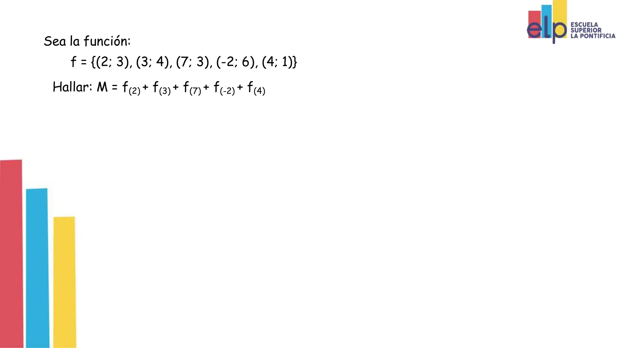 Dentro del área de matemática tema de funciones | PPTX