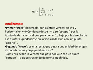 Funciones a trozos | PPTX
