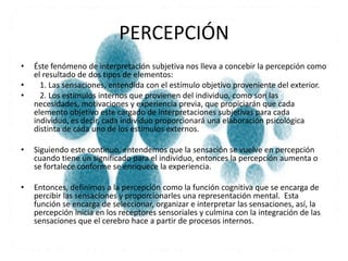 Funciones cognitivas | PPTX