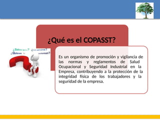Funciones y responsabilidades Copasst y CCL | PPTX
