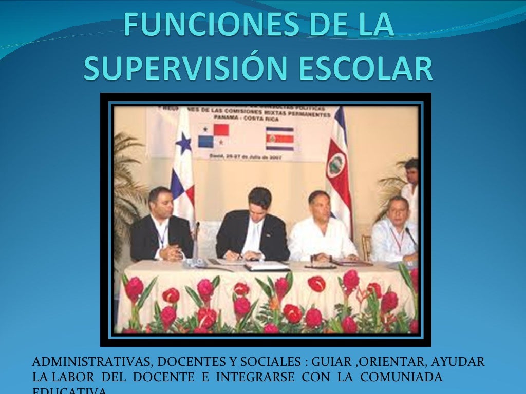 Funciones de la supervisión escolar